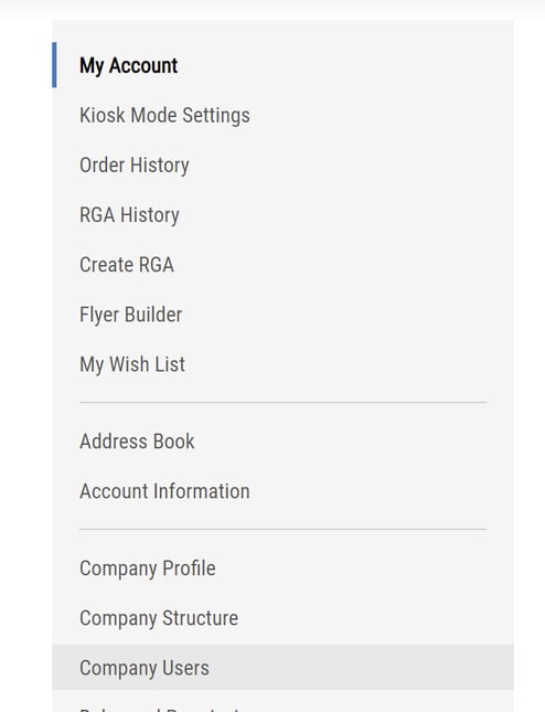 How do I add a new company user to my account?