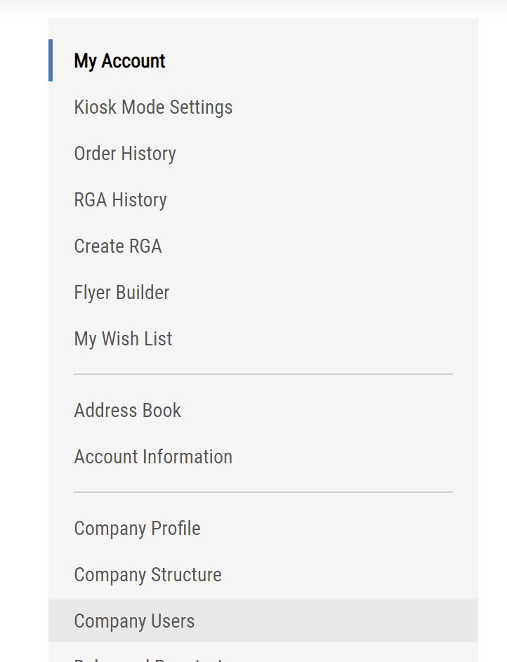 How do I add a new company user to my account?